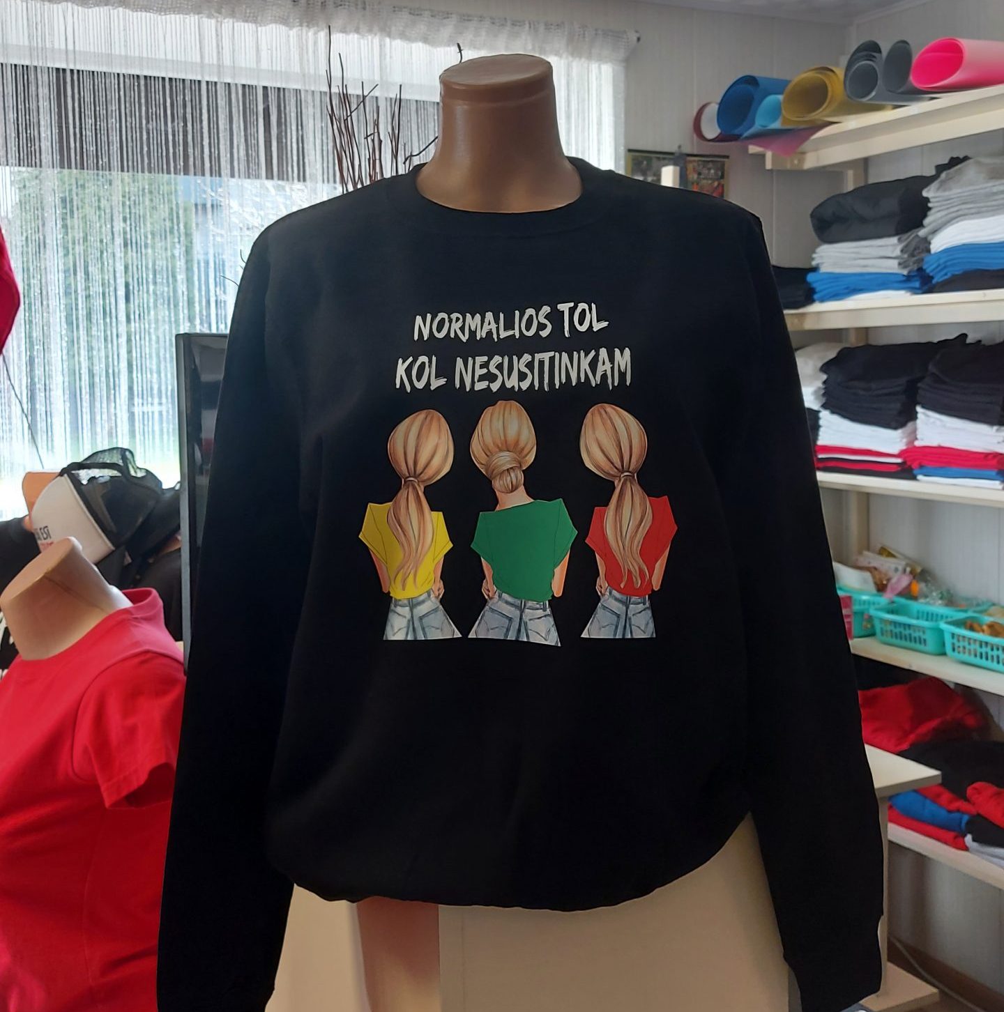 ⋆ Geriausios draugės visada Džemperiai draugėms ⋆ Džemperiai su tavo ...