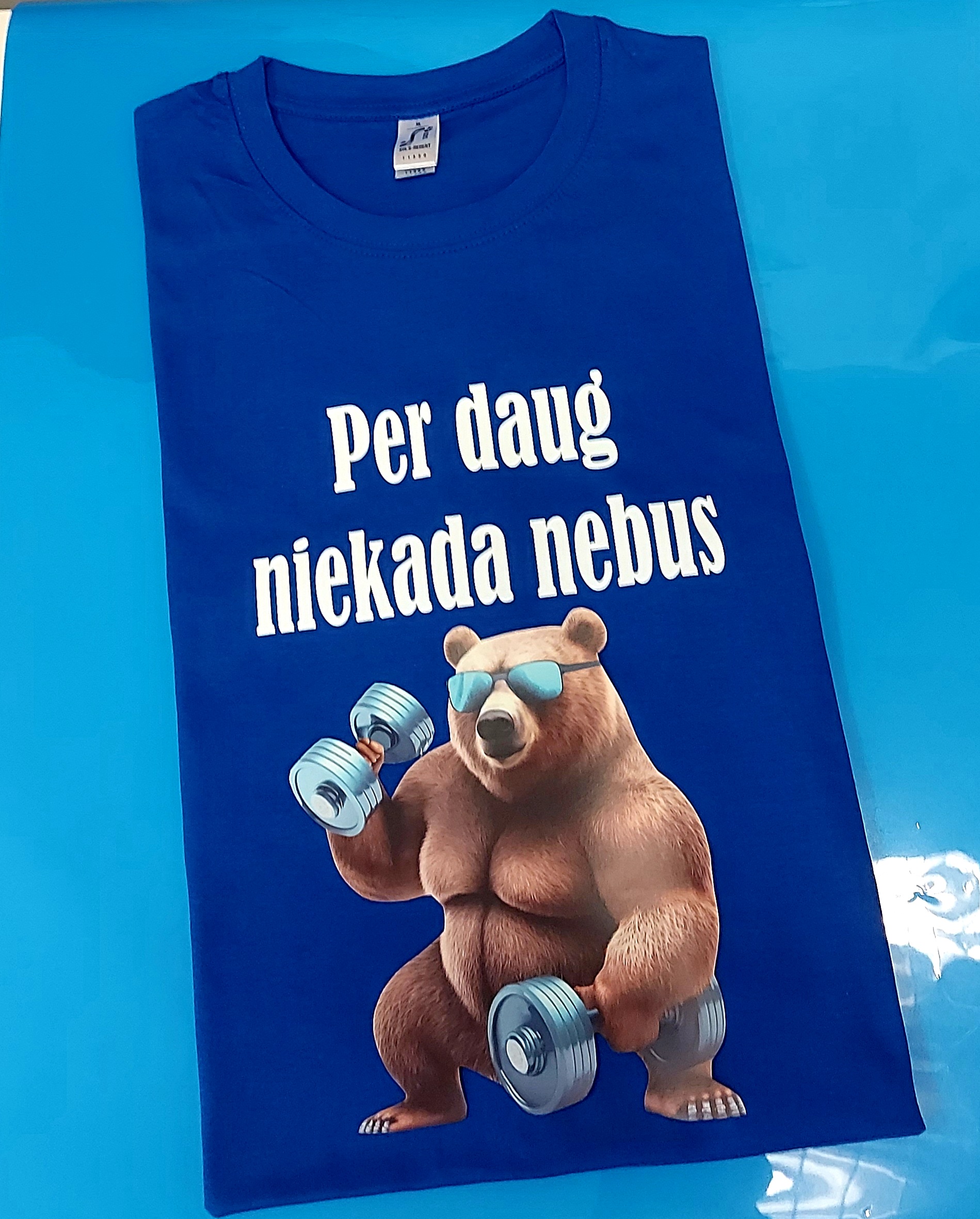 ⋆ Per daug niekada nebus marškinėliai ⋆ Marškinėliai su tavo užrašu ...